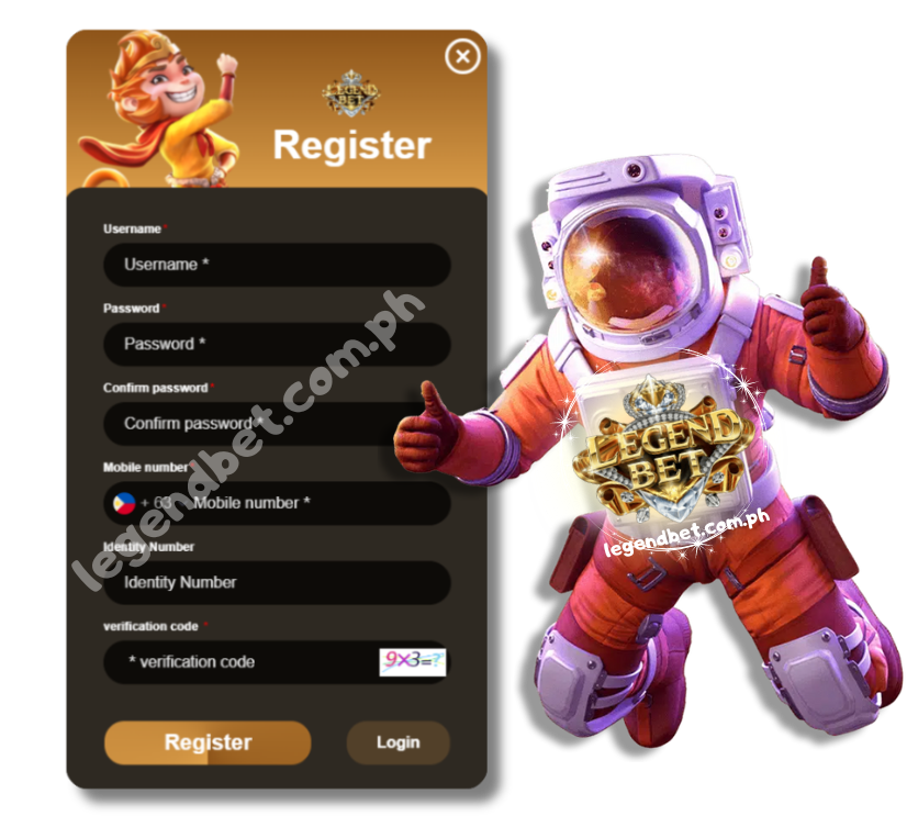 Sign up - Legendbet Casino Online Philippine - Legendbet Login Page